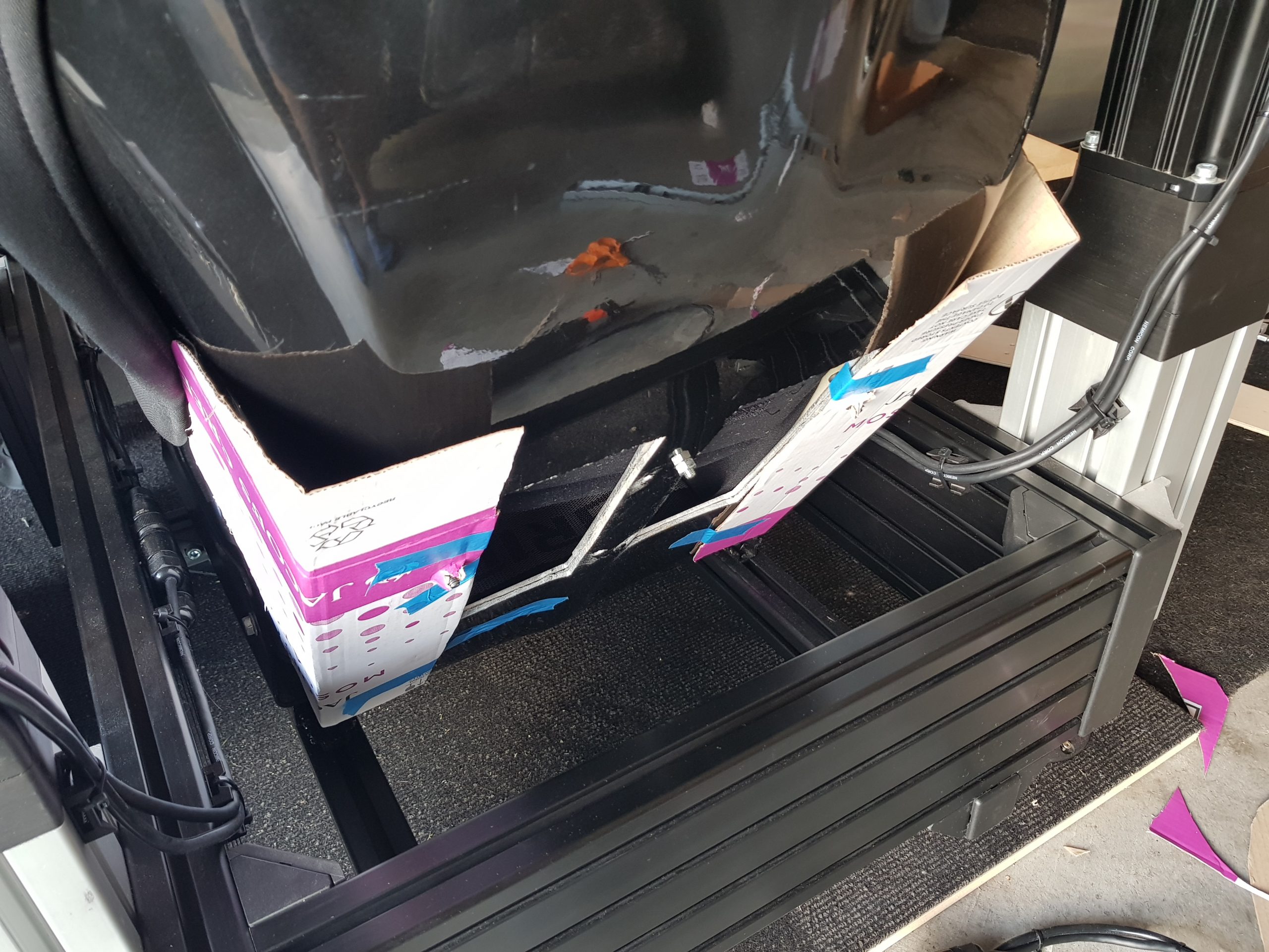 DIY G-Seat Prototype #3 - the power pack - RowanHick.com